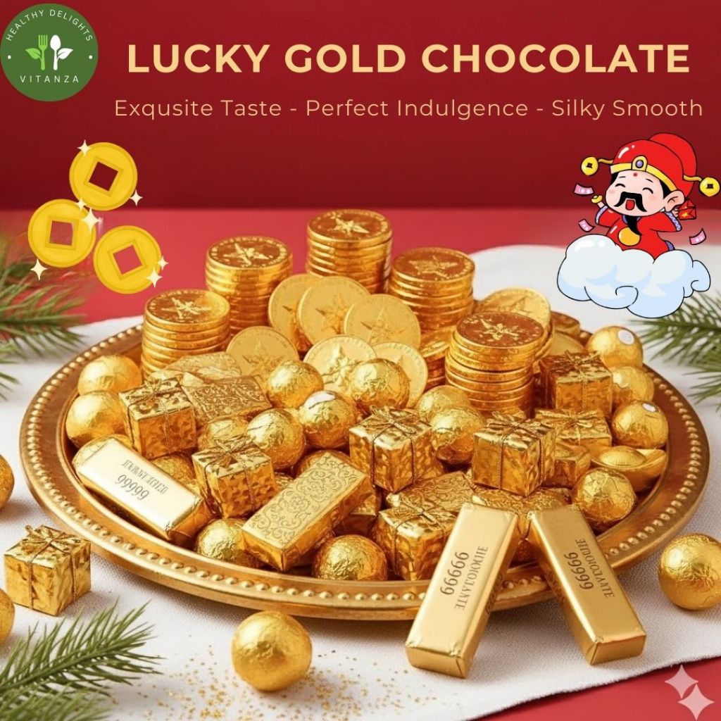 LUCKY GOLD CHOCOLATE – Premium Lucky Gold Foil Chocolate | Gift Candy ...