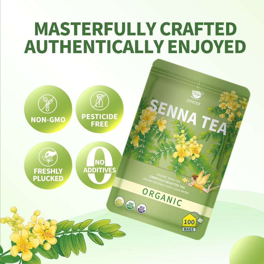 Senna Tea – 100 Tea Bags | Gentle Digestive Cleanse | Natural Detox ...