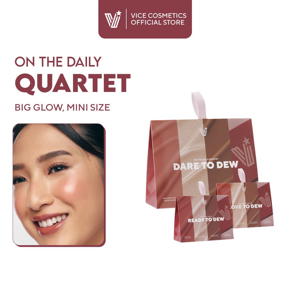VICE CO. On The Daily Quartet [Mini Blush, Mini Brontour, Mini ...