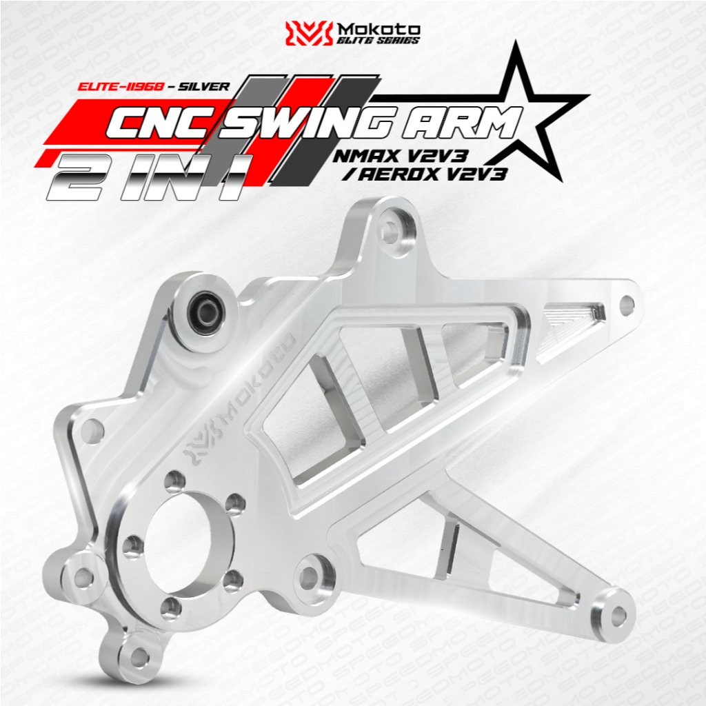 MOKOTO ELITE 2IN1 CNC SWING ARM FOR AEROX V2/V3/NMAX V2/V3 ELITE-11968 ...