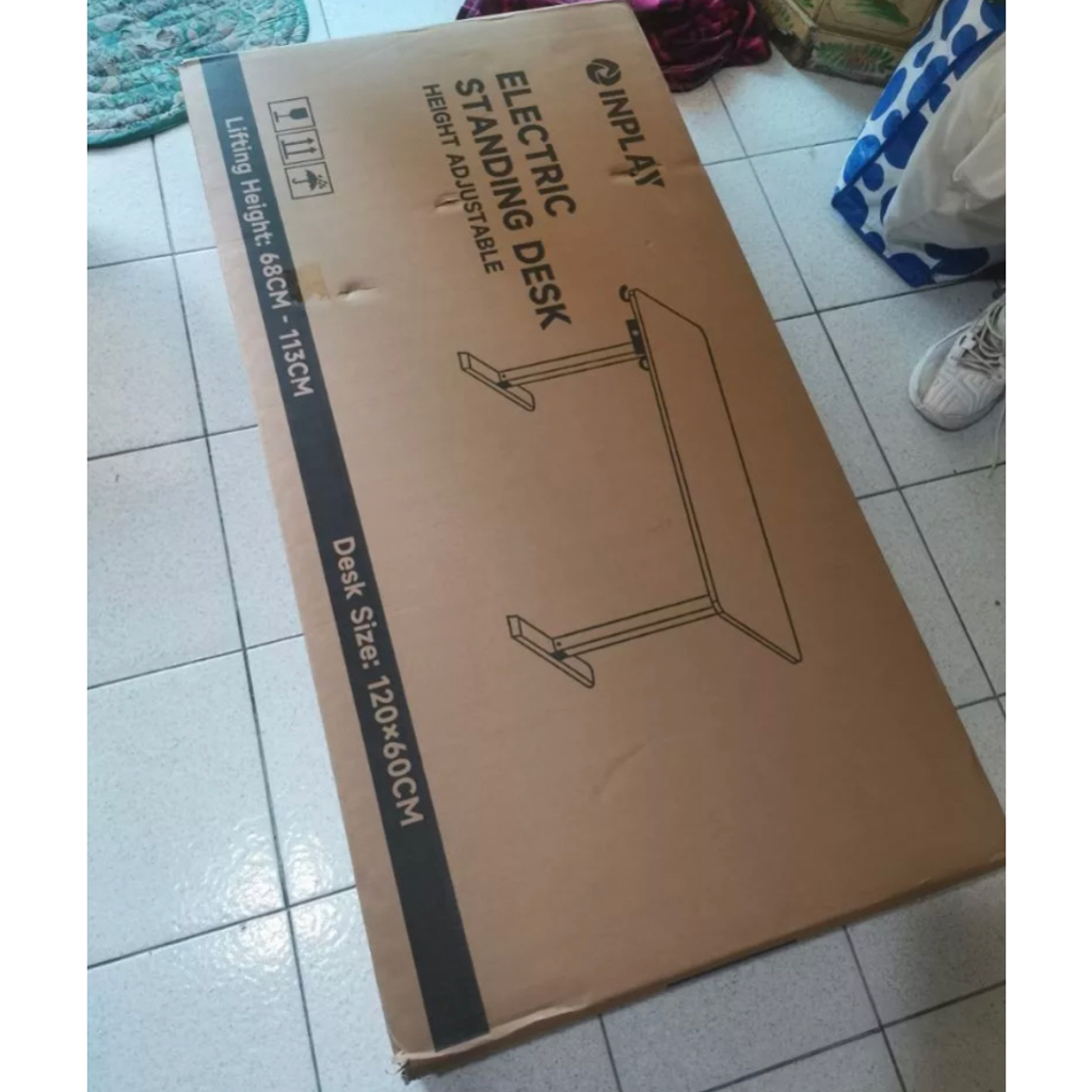 Inplay EK-120A Electric Standing Desk Table Adjustable Height | Shopee ...