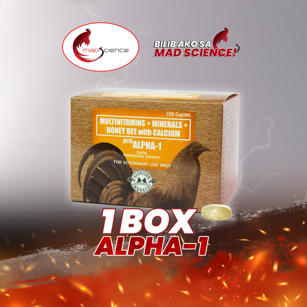 Alpha 1 with B12 - 1 Box/100 caplets - Multivitamins + Minerals + Honey ...
