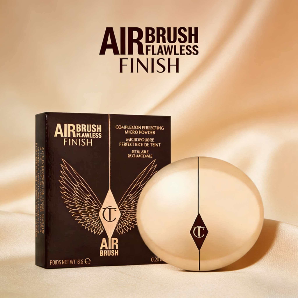 CT Charlotte Tilbury AirBrush Flawless Finish Powder-8g | Shopee ...