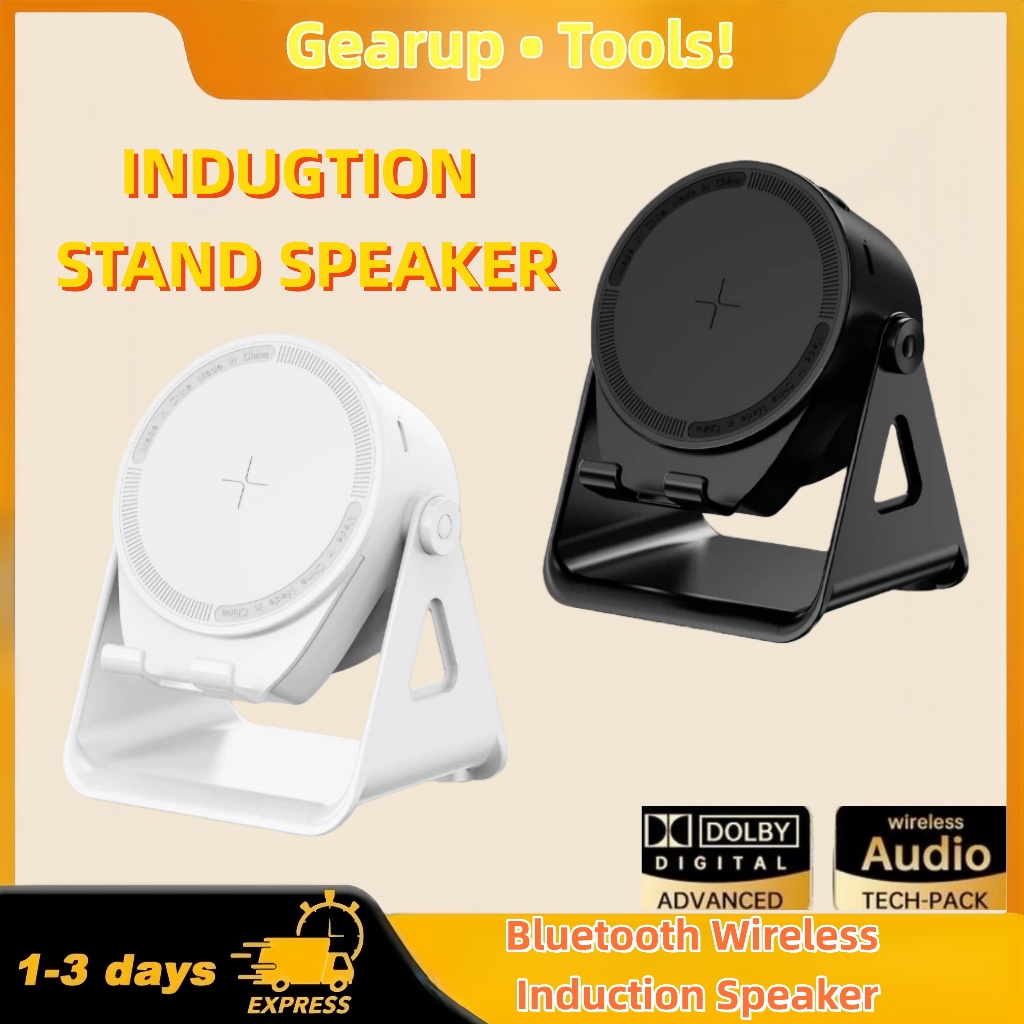 HINAR ZJ08 Speaker at Phone Holder 360° Pwedeng I-ikot RGB Light May ...