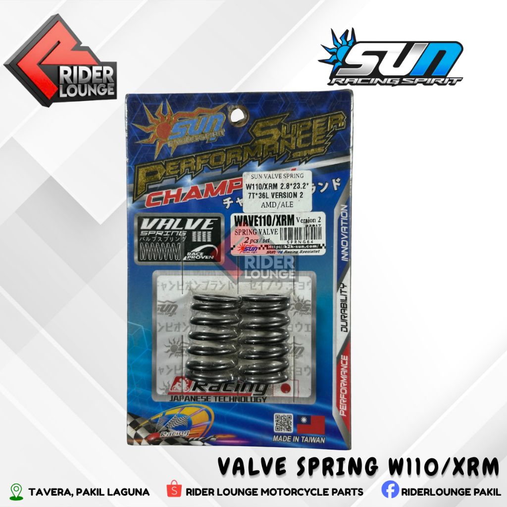 Rider Lounge SUN RACING VALVE SPRING | Shopee Philippines