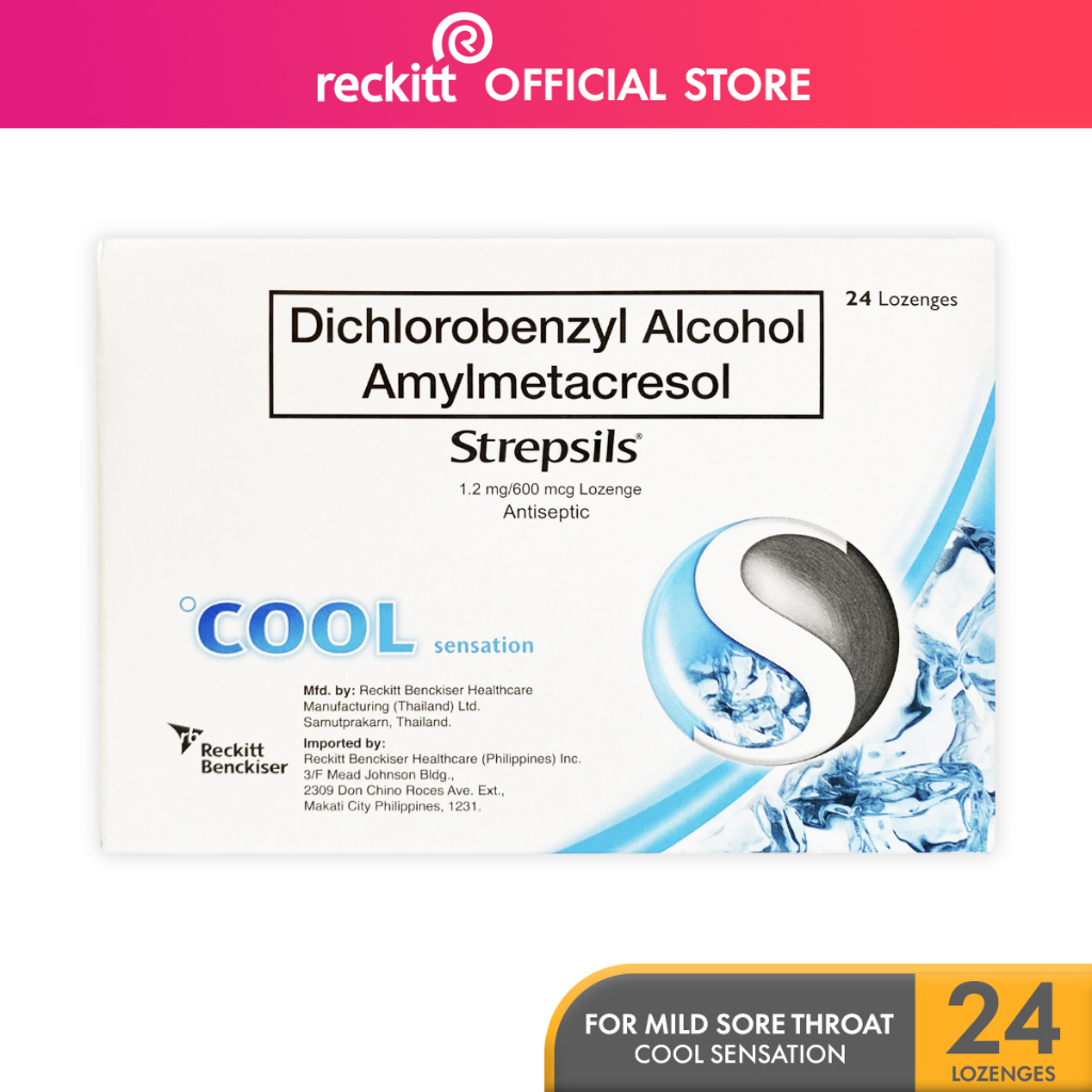 Strepsils Cool Sensation Medicine Lozenges Pack of 8 x 3 (24 pcs) for ...