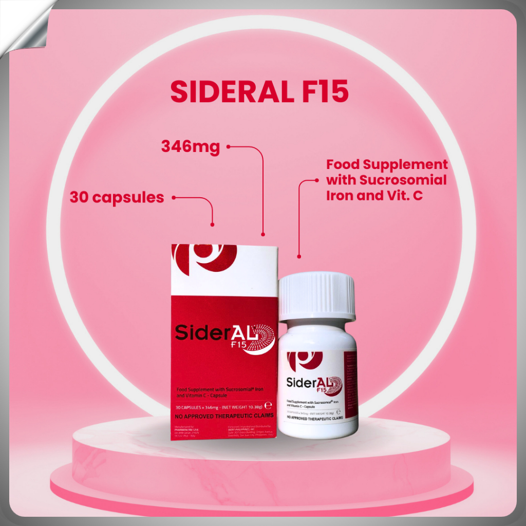 SiderAL F15 30's - Liposomal Iron Supplement (15 mg) | Shopee Philippines