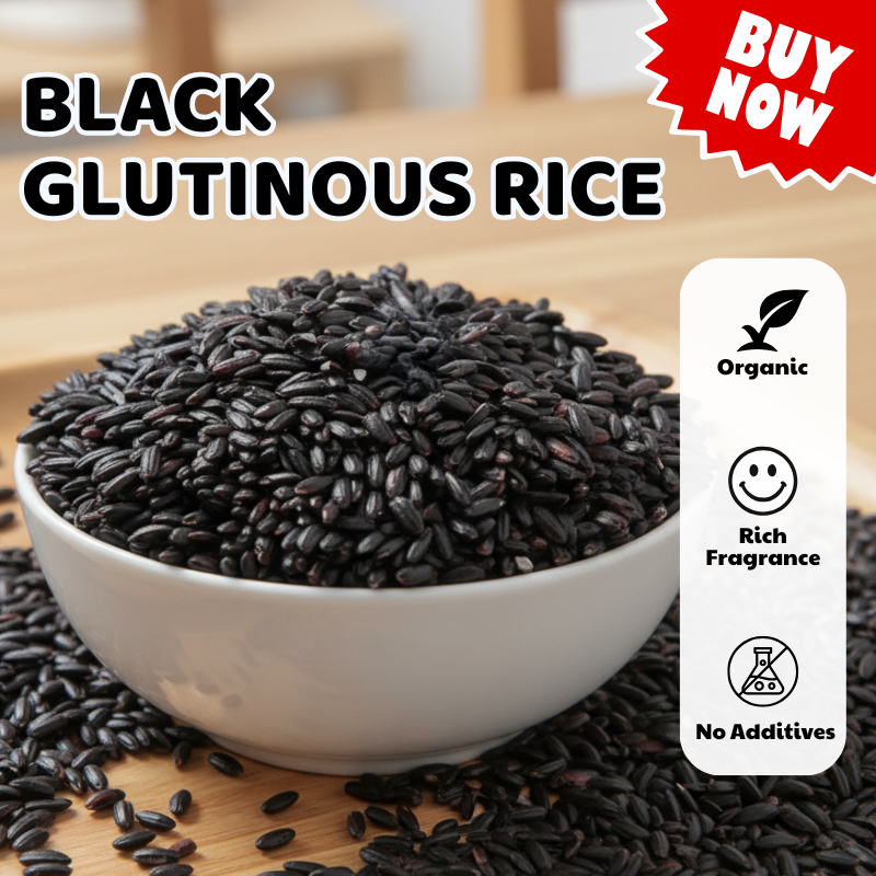 1KG Whole Black Rice / Black Glutinous Rice (500g, 1KG) | Shopee ...