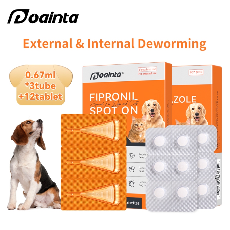 PUAINTA Pets Deworming for Dog and Cat Flea and Tick Remover Garapata ...