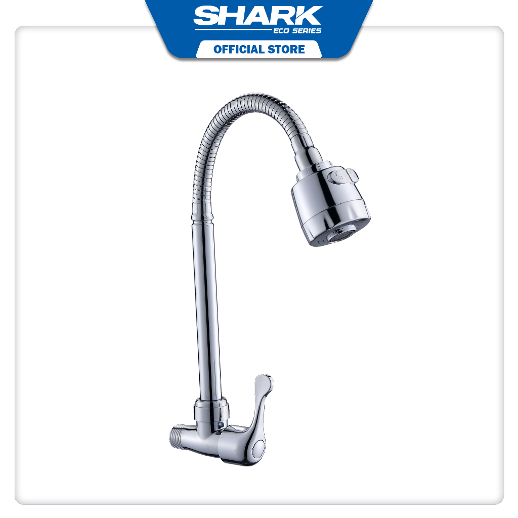 SHARK Eco SE-1002 Kitchen Faucet Flexible Head Wall Mounted | Shopee ...