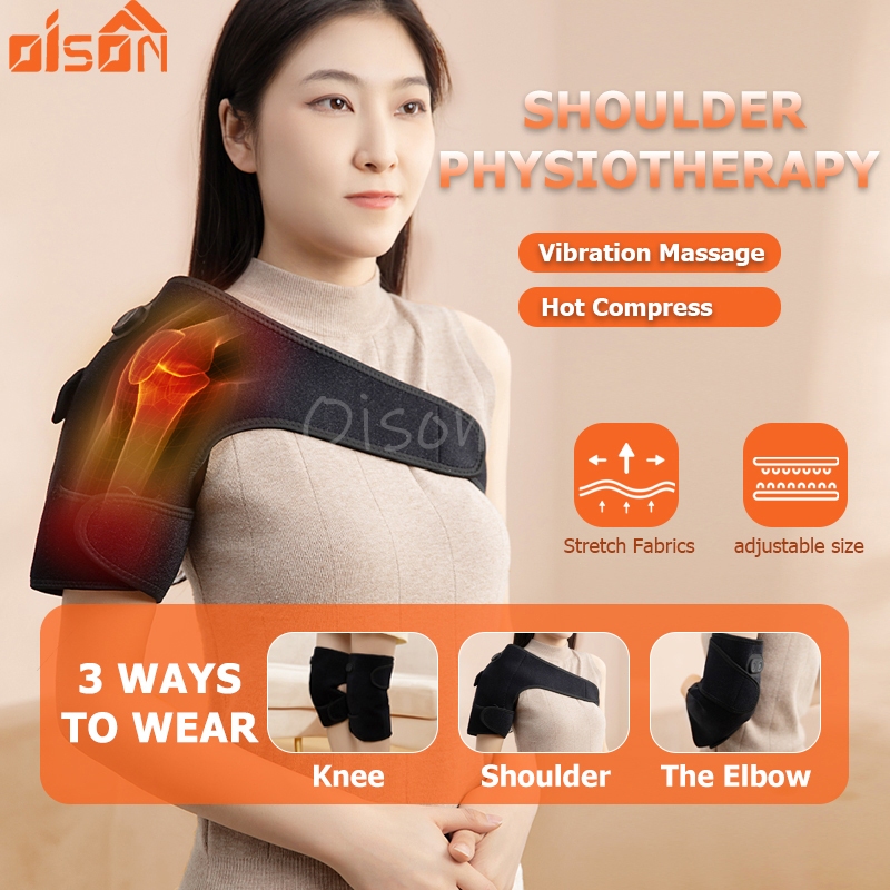 Masager Electric Shoulder Braces Knee Elbow hot compress Pad Arthritis ...