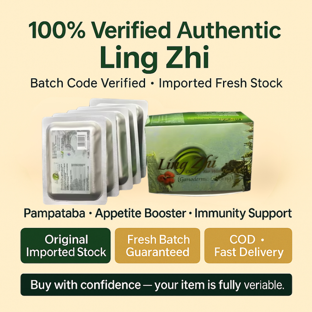 Healthy Line/ Ganoderma Ginseng Plus Herbal Food Supplement/ Per Pad ...