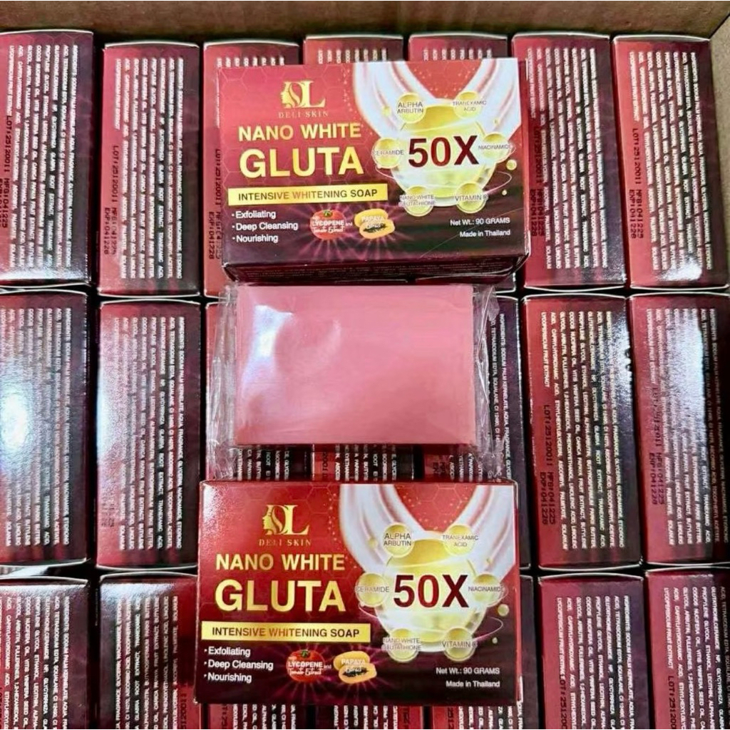 Deli Skin Nano White Gluta Intensive Whitening Soap | Shopee Philippines