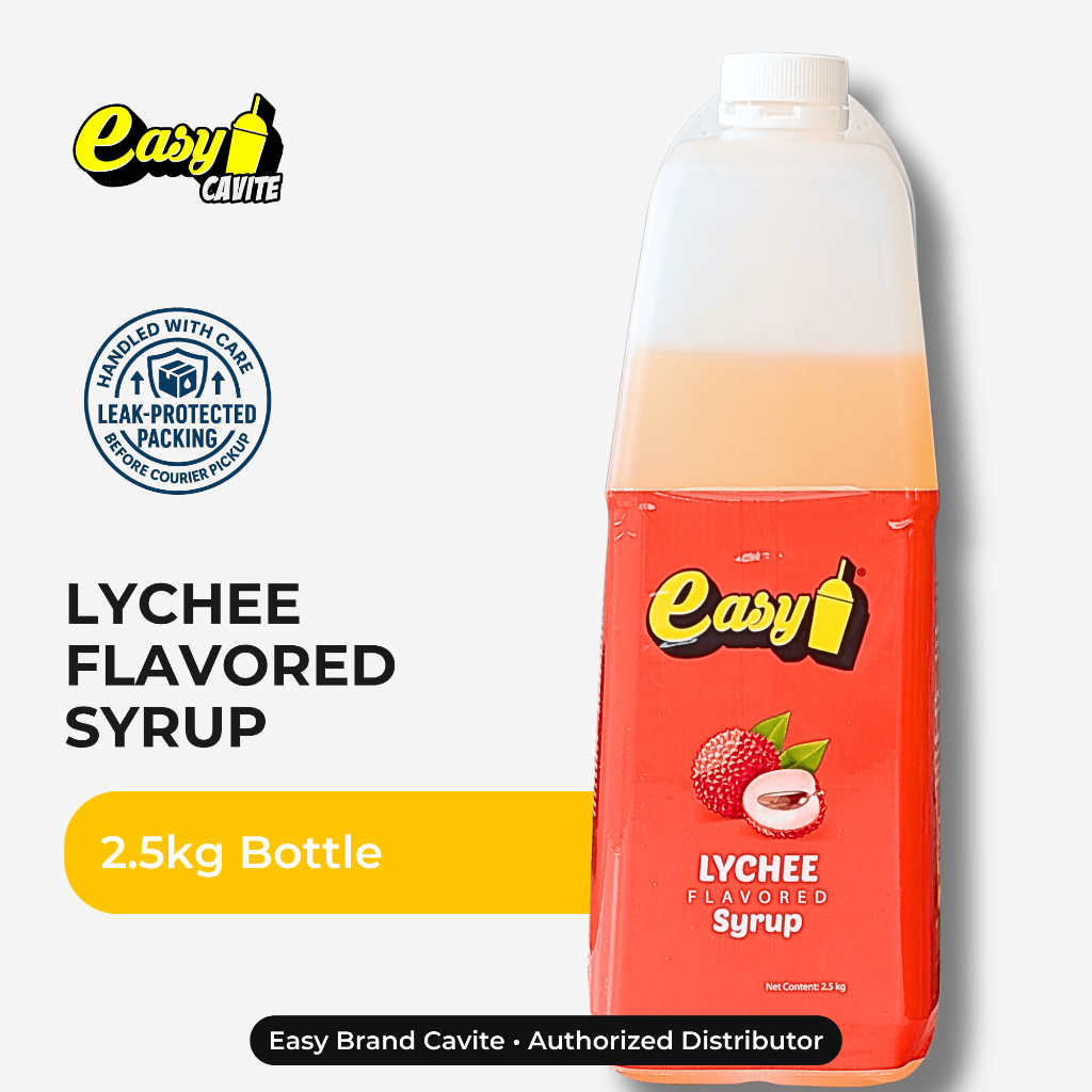 Easy Brand Lychee Syrup 2.5kg - Base for Fruit Tea, Milk Tea & Shake ...