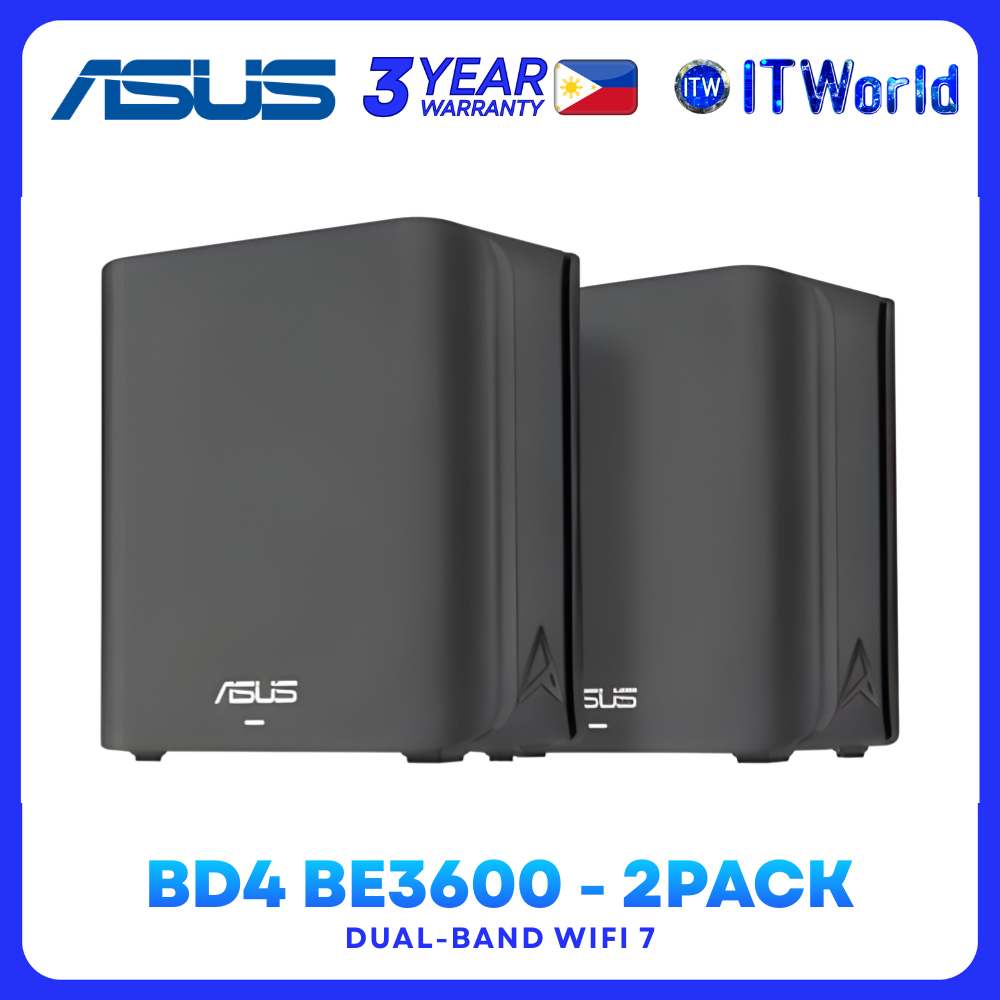 ASUS ZenWiFi BD4 BE3600 WiFi 7 - Dual-Band Mesh Router 2-Pack for Home ...