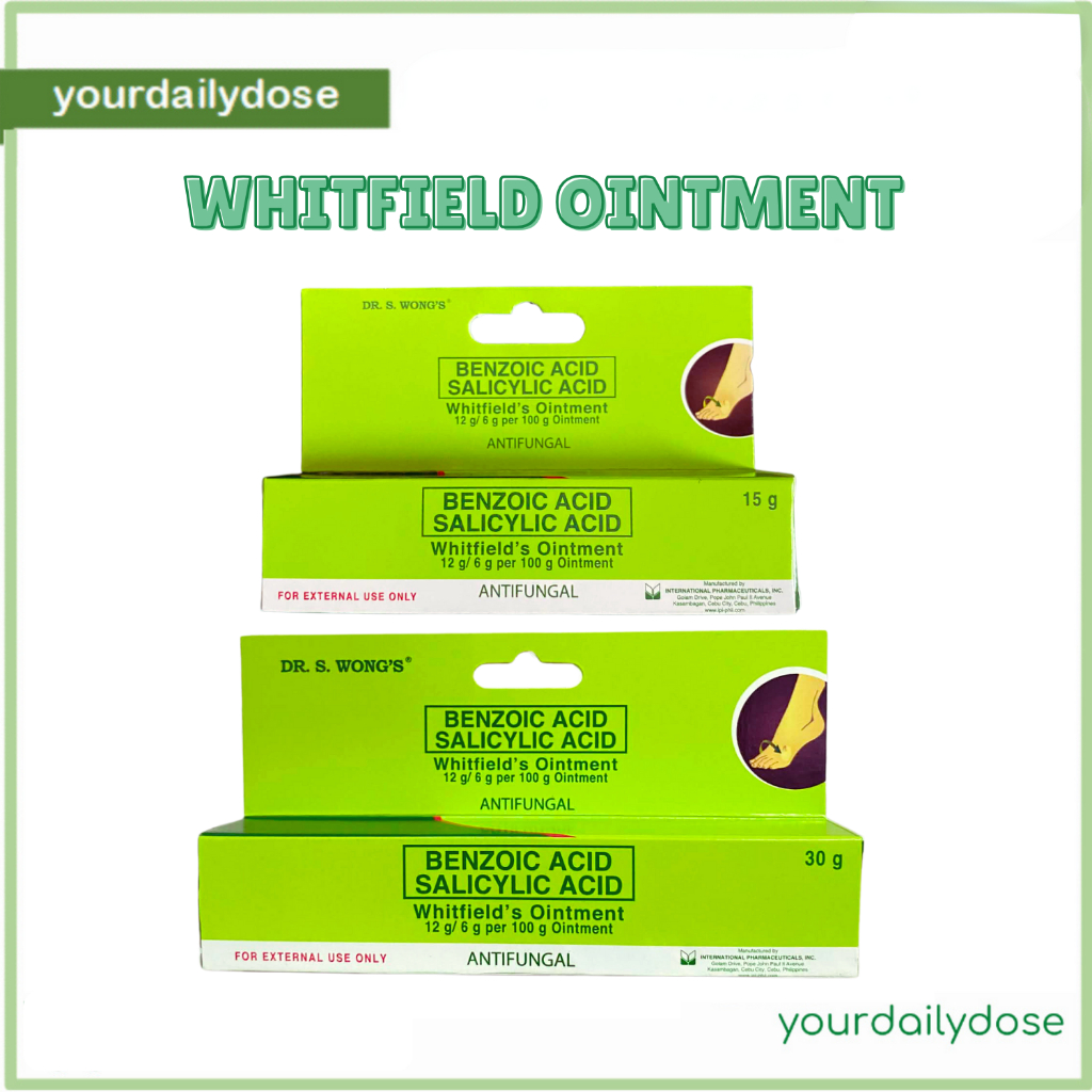 Dr. S. Wong Whitfield Ointment ANTIFUNGAL 15G | 30G | Shopee Philippines