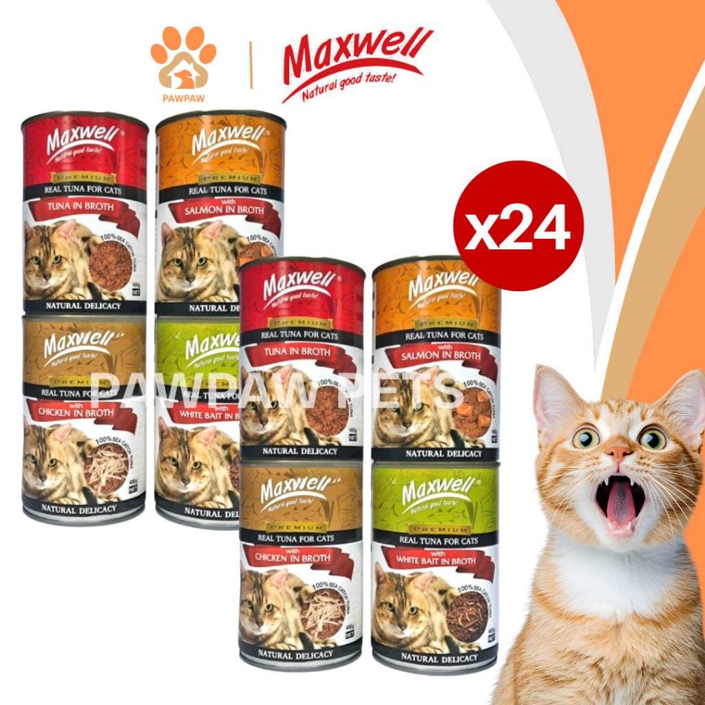 Maxwell Adult Cat Wet Food Can Tuna With Chicken In Broth 400g BUNDLE ...