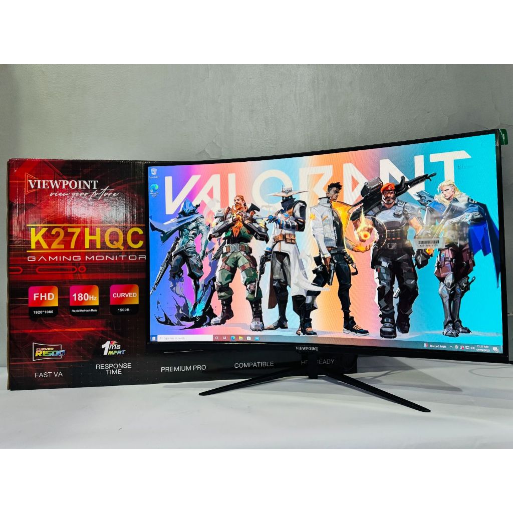 VIEWPOINT 27 INCH 180HZ CURVED FRAMELESS GAMING MONITOR | Shopee ...