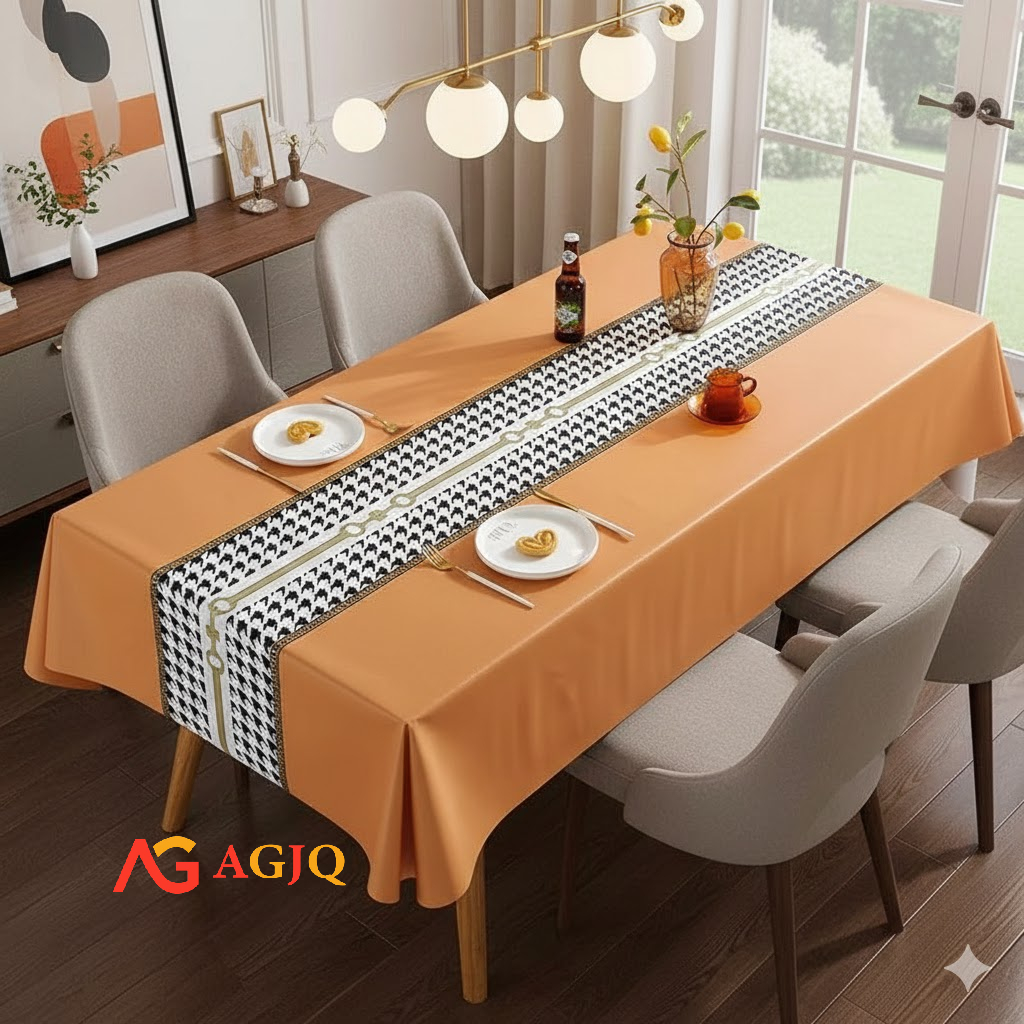 Nordic Waterproof Oilproof Table Cloth Rectangular Tablecloths Round ...