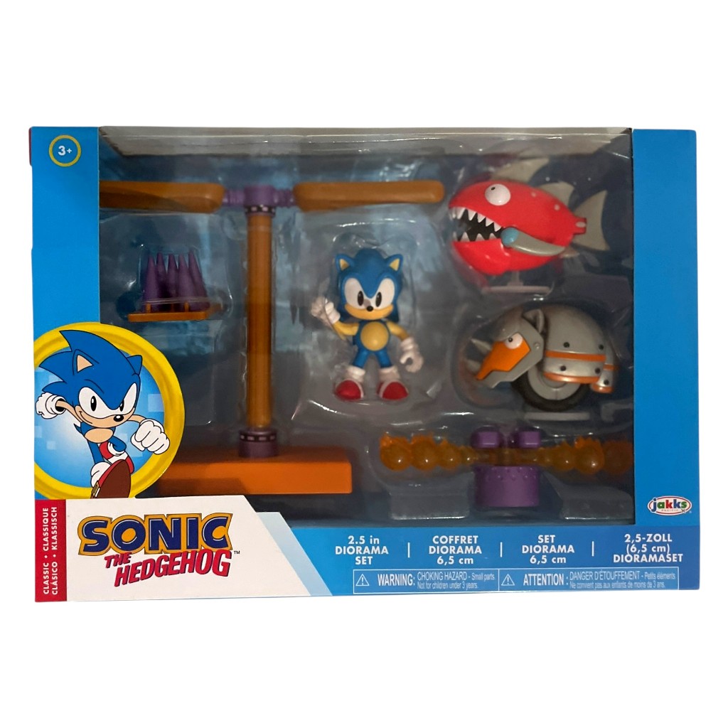 Sonic The Hedgehog Action Figures 2.5" Diorama Set - Flying Battery ...