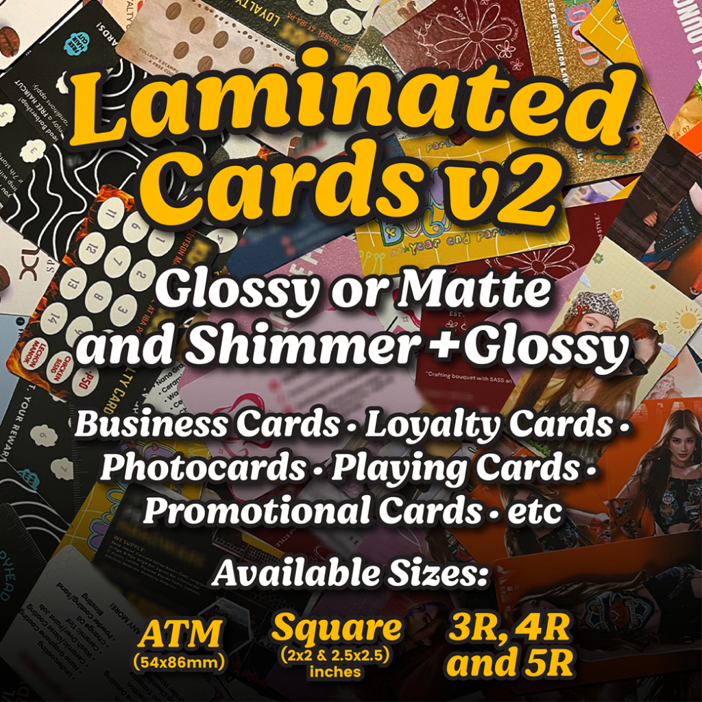 Laminated Cards v2 - For Business Card and etc. | Shopee Philippines
