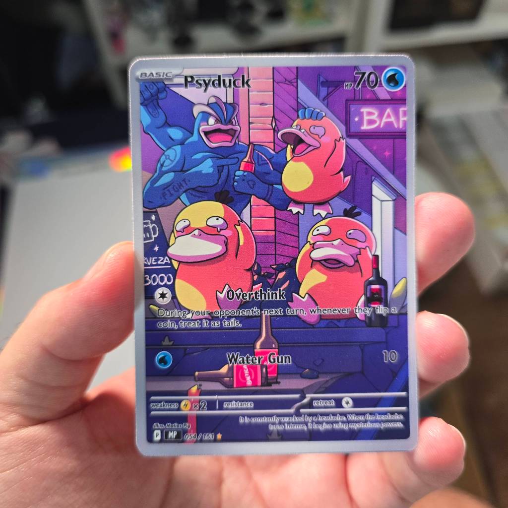 Psyduck Overthink Custom DIY Pokemon Card | Shopee Philippines