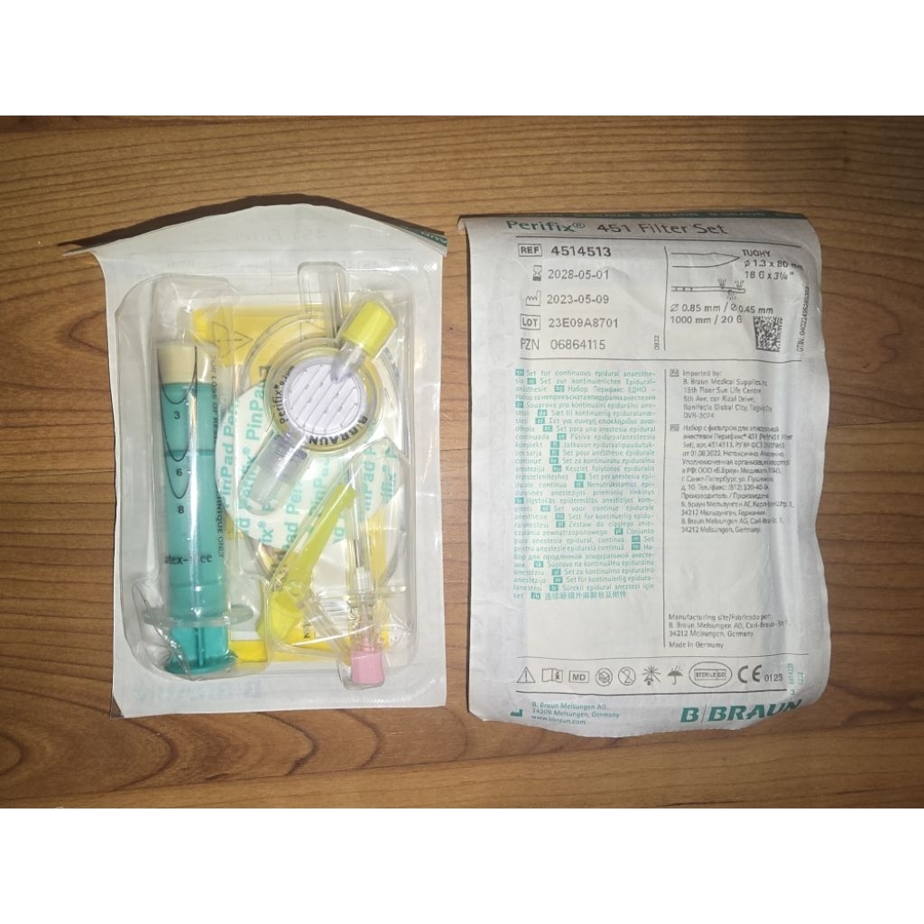 B BRAUN Perifix Epidural G18 (451 filter Set) | Shopee Philippines
