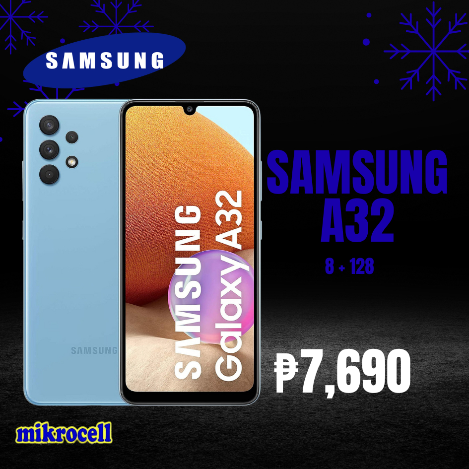 [Samsung] a32 8+128 | Mikrocell Phones N Accessories Davao | Shopee ...