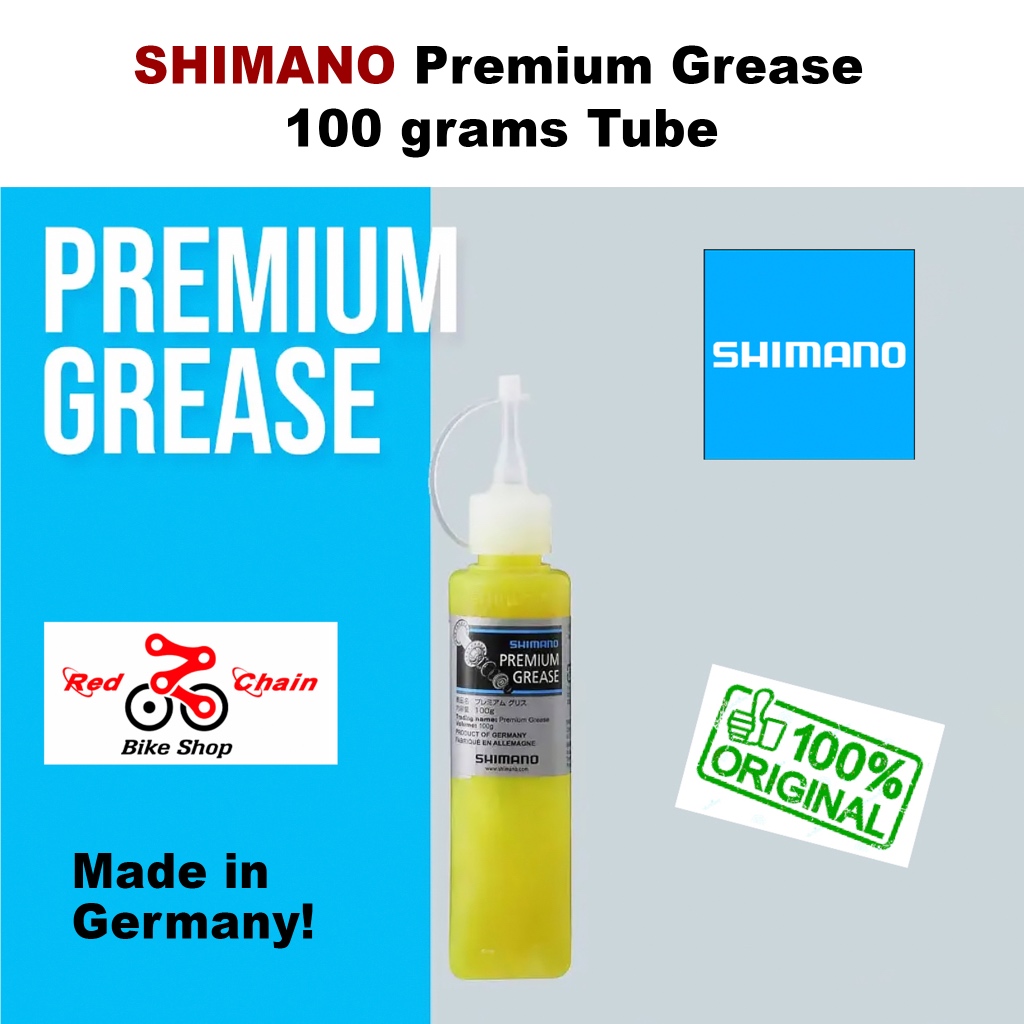 SHIMANO PREMIUM GREASE for Bicycles, 100 grams Tube, Made in Germany ...