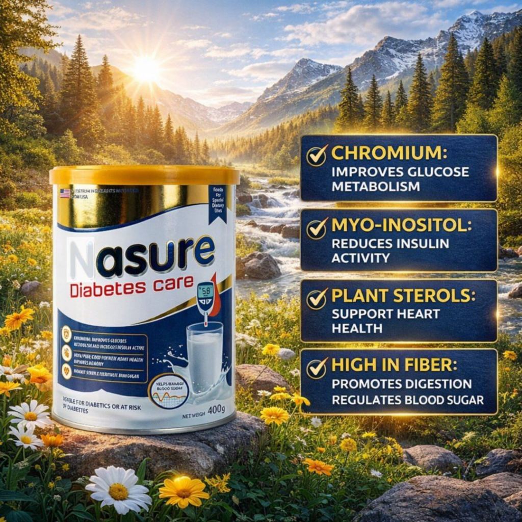Genuine Diabetic Milk Helps Control And Stabilize Sugar Levels, Box Of ...