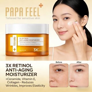PAPA FEEL 3X Retinol Anti Aging Moisturizer 30g | Fade Fine Lines ...