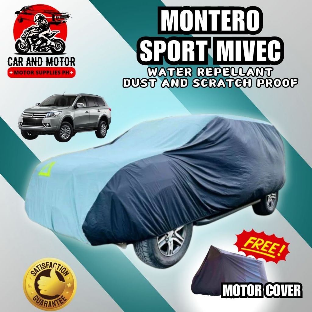 MONTERO SPORT MIVEC CAR COVER - WATER REPELLANT, SCRATCH PROOF AND DUST ...