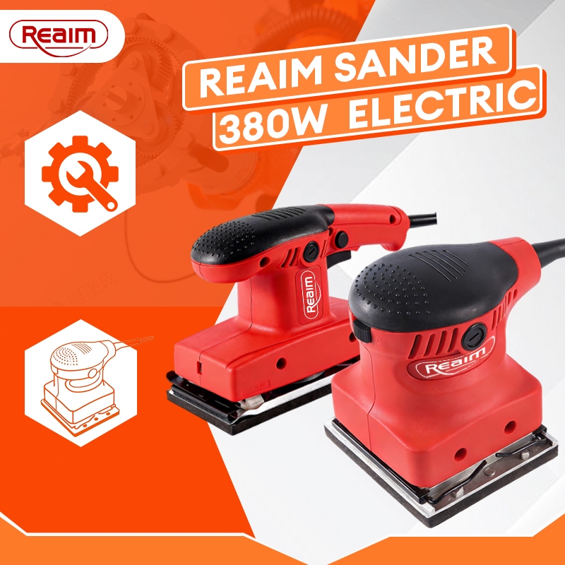 REAIM Electric Sander Power Tool 380W Sanding Machine Sander For Wood ...