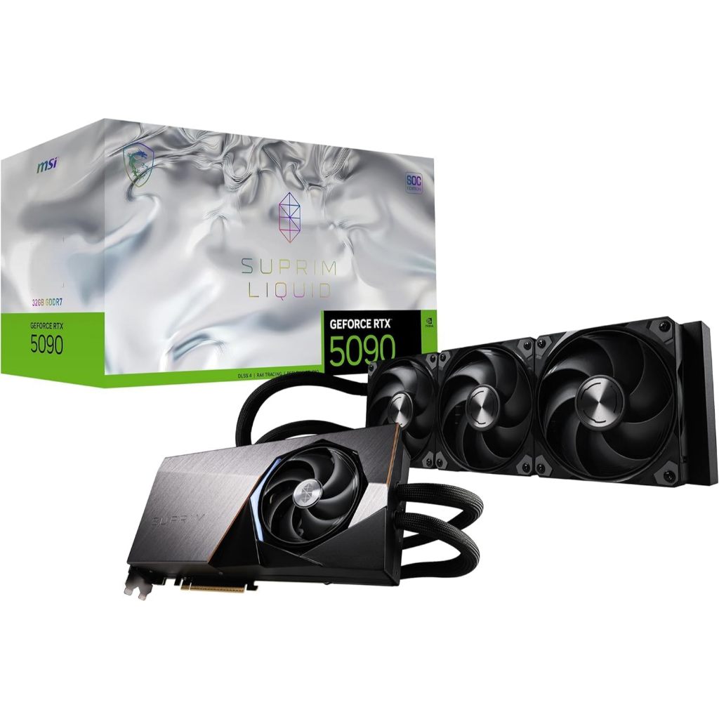 MSI GeForce RTX 5090 32G SUPRIM Liquid SOC — 32GB GDDR7 | Shopee ...