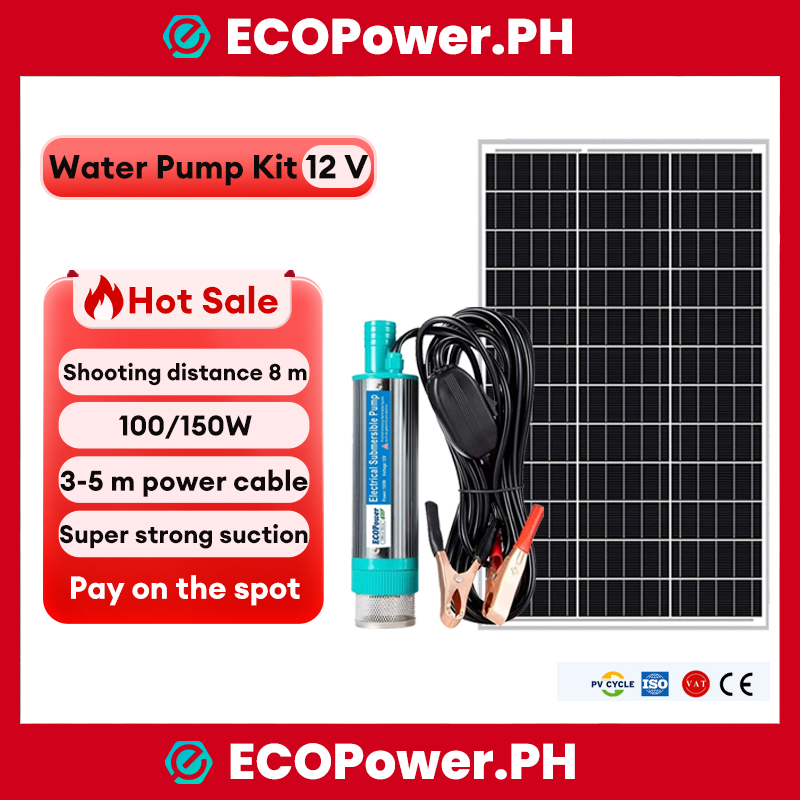 Solar Pump Solar Water Sprayer Booster Pump 12V DC 100W / 150W Multi ...