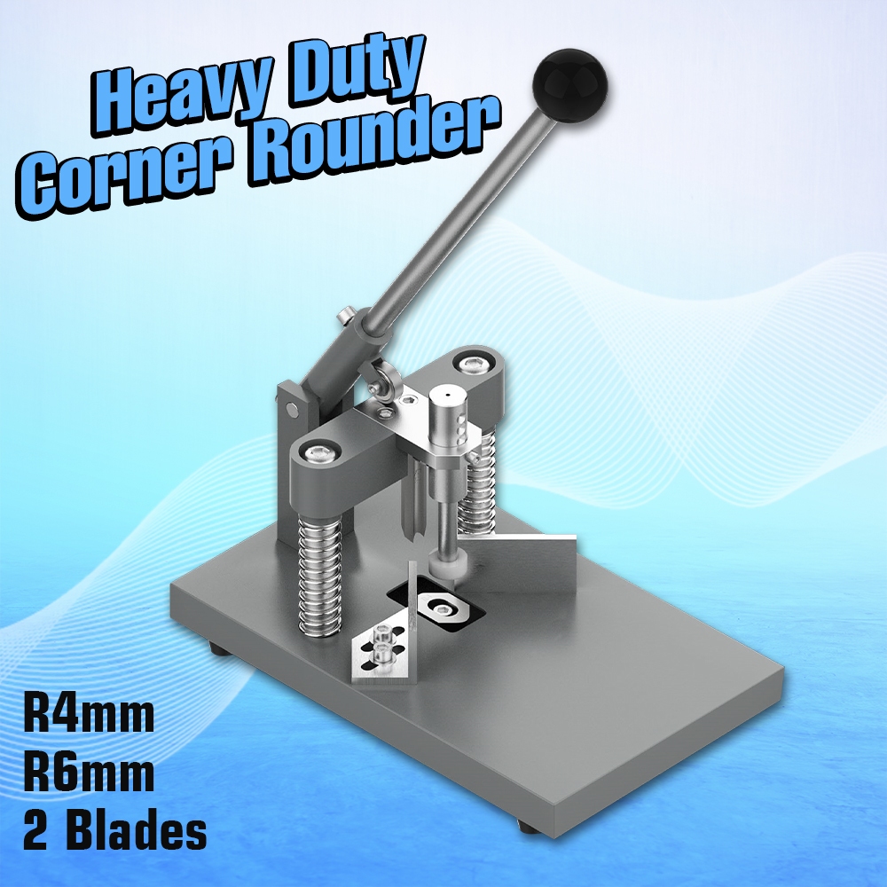 2in1 Heavy Duty Corner Puncher R4mm & R6mm Metal Body Corner Rounder ...