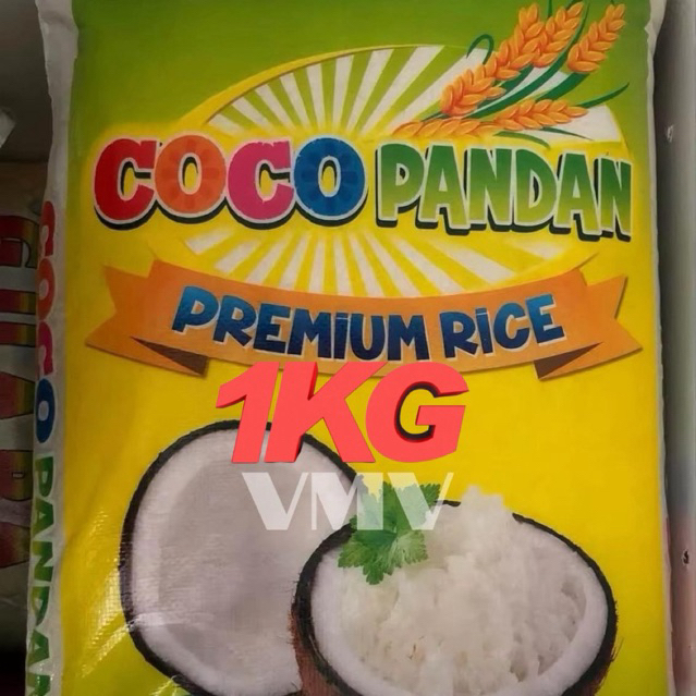 1kg Coco Pandan Premium Rice Mutya REPACKED (whole grain) | Shopee ...