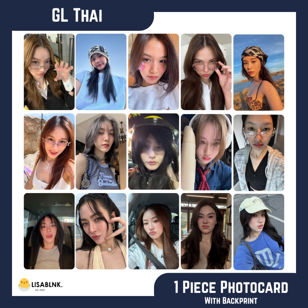 [1 PIECE] Thai GL Fanmade Photocard — Emi Bonnie, Milk Love, Namtan ...