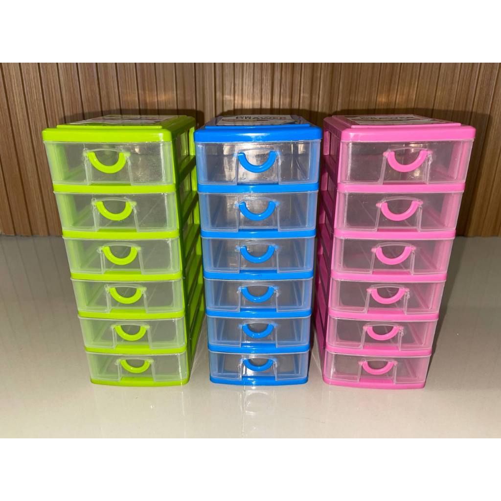 3-6 Layers Transparent Mini Drawer 13x9 cm Pill Medicine Storage ...