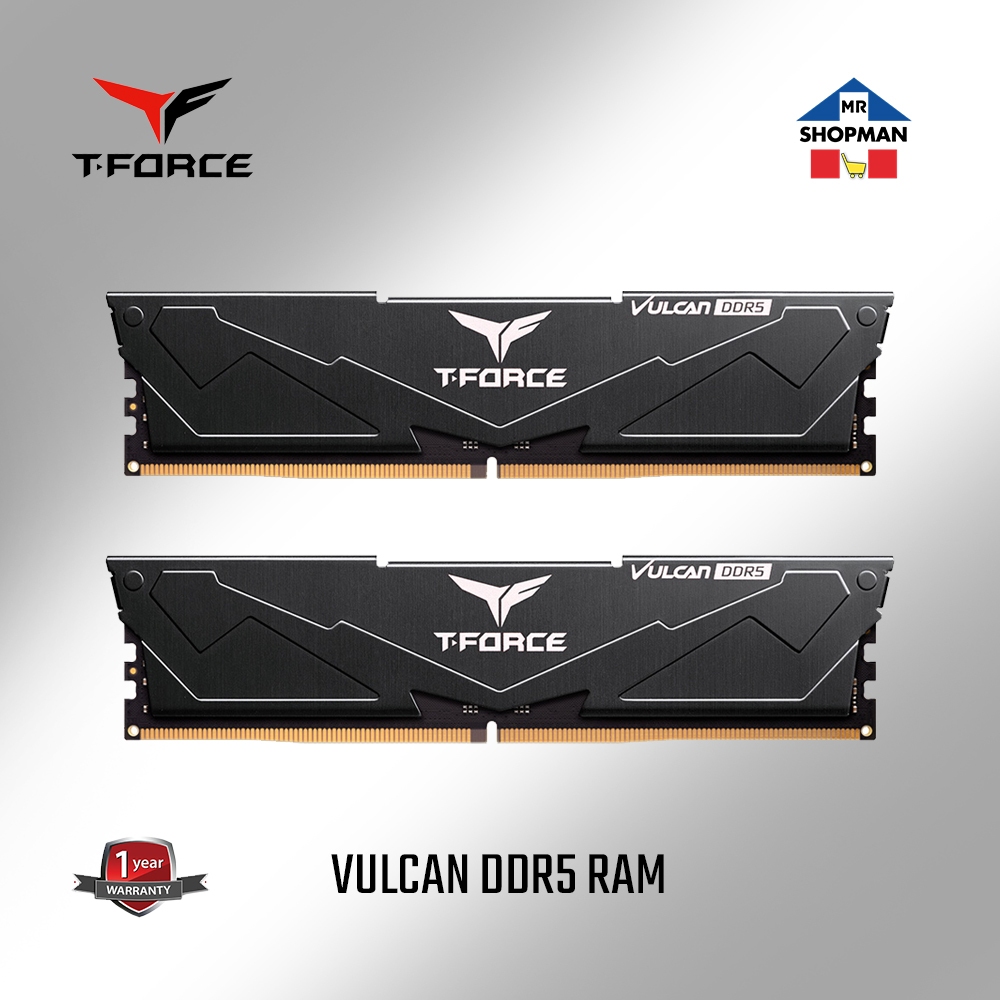 Teamgroup TForce Vulcan 16GB 2x8GB 6000Mhz DDR5 CL38 RAM | Shopee ...