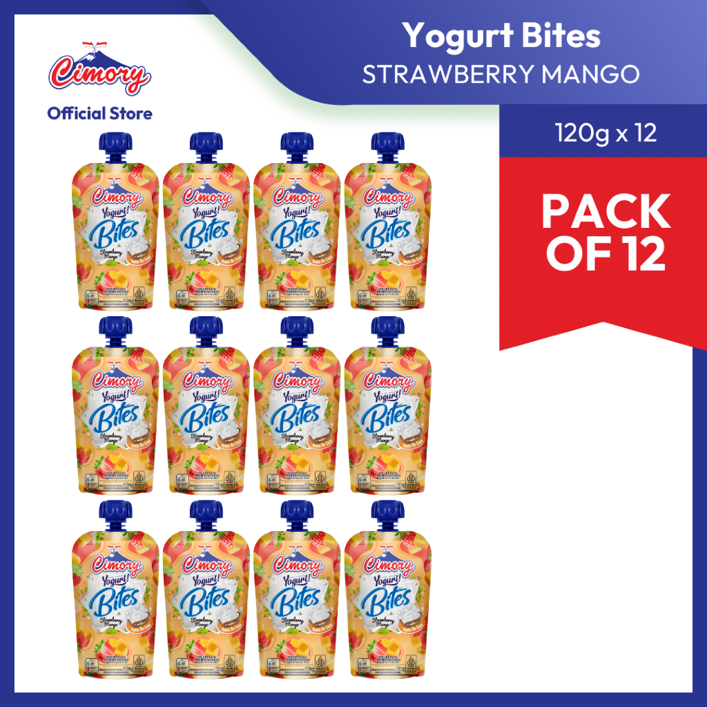 Cimory Yogurt Squeeze Bites with Nata de Coco 120g - Kids On-the-Go ...