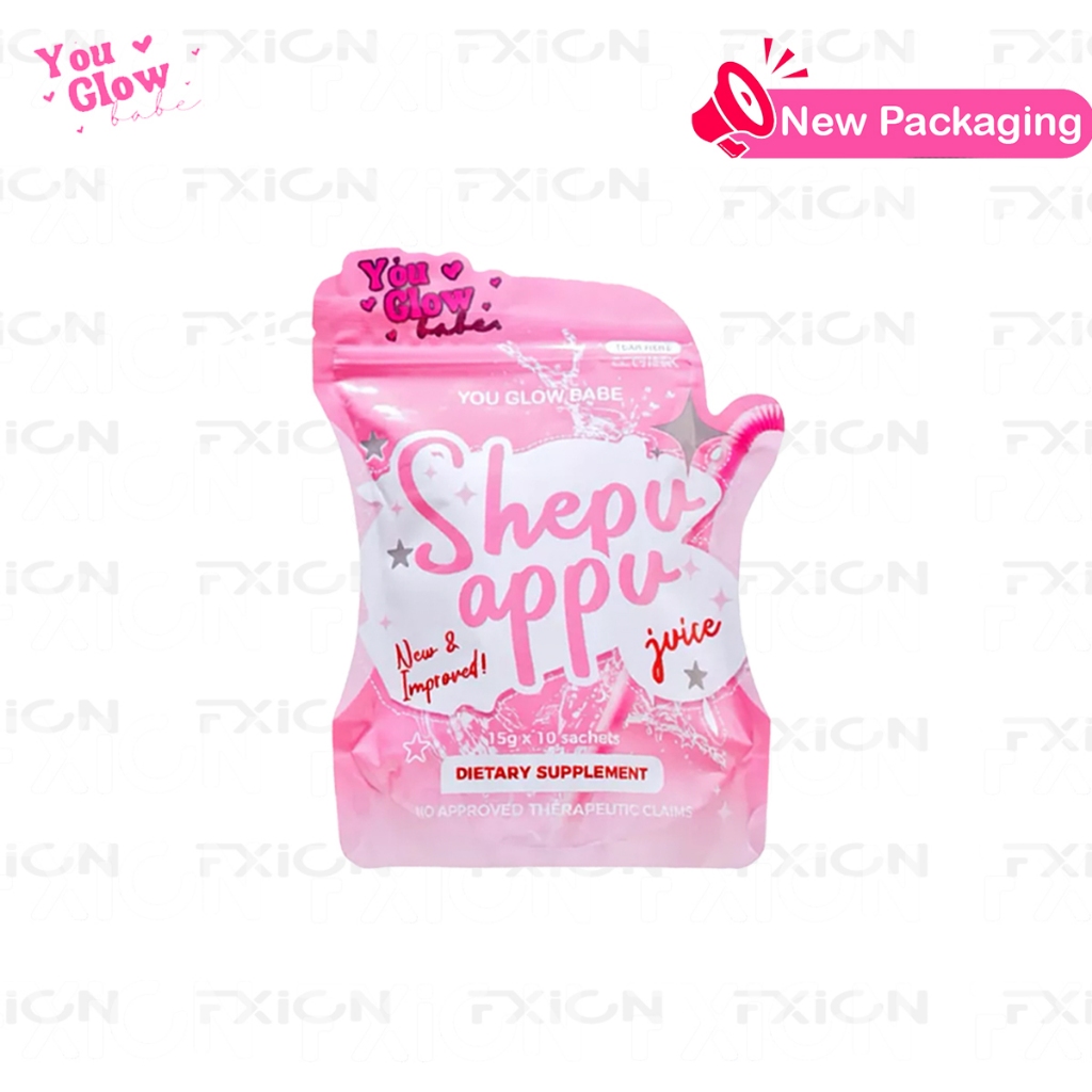 SHEPU APPU YOU GLOW BABE SLIMMING WHITENING DRINK JUICE 10 Sachets 150g ...