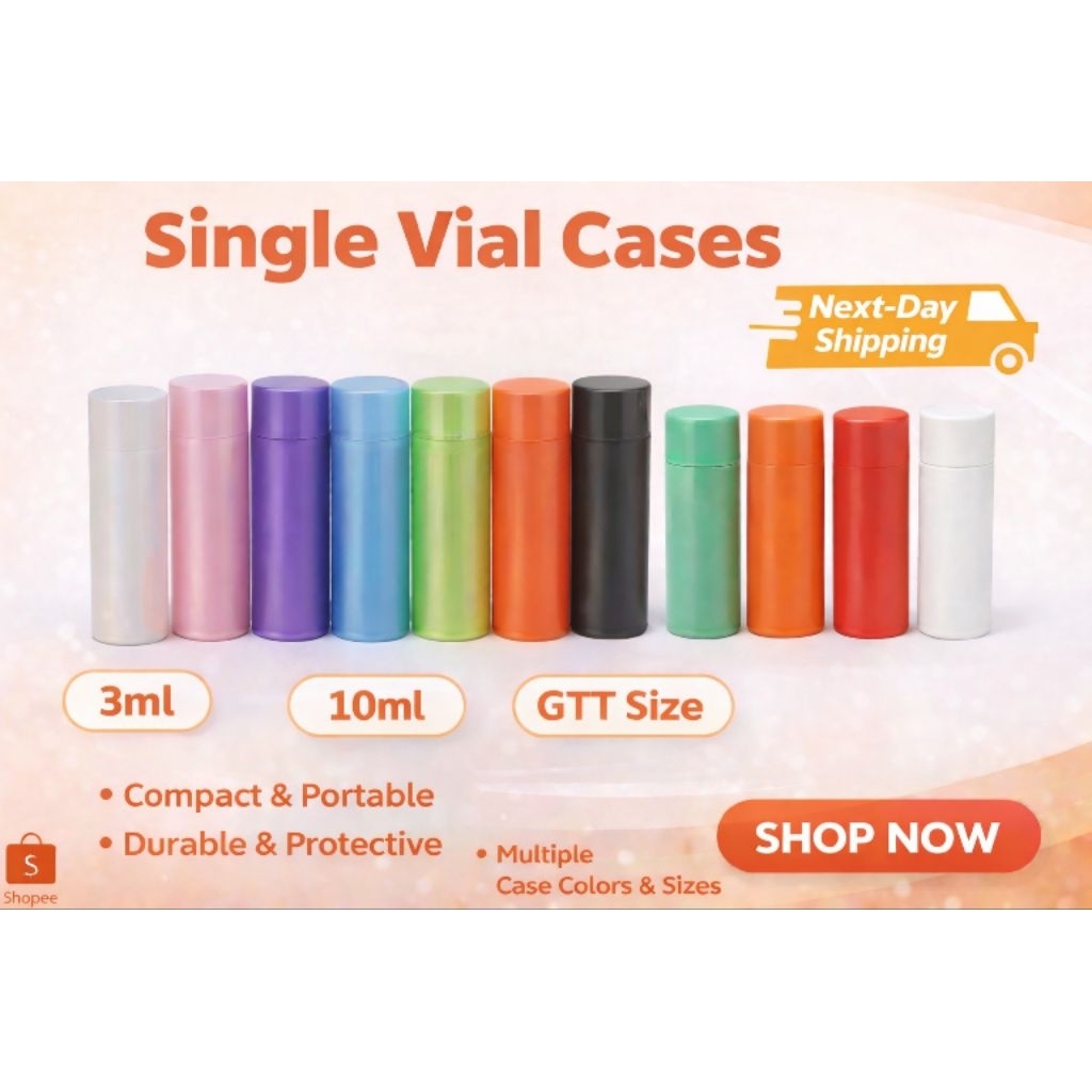 Colorful Single Vial Case for 3ml 10ml GTT | Shopee Philippines