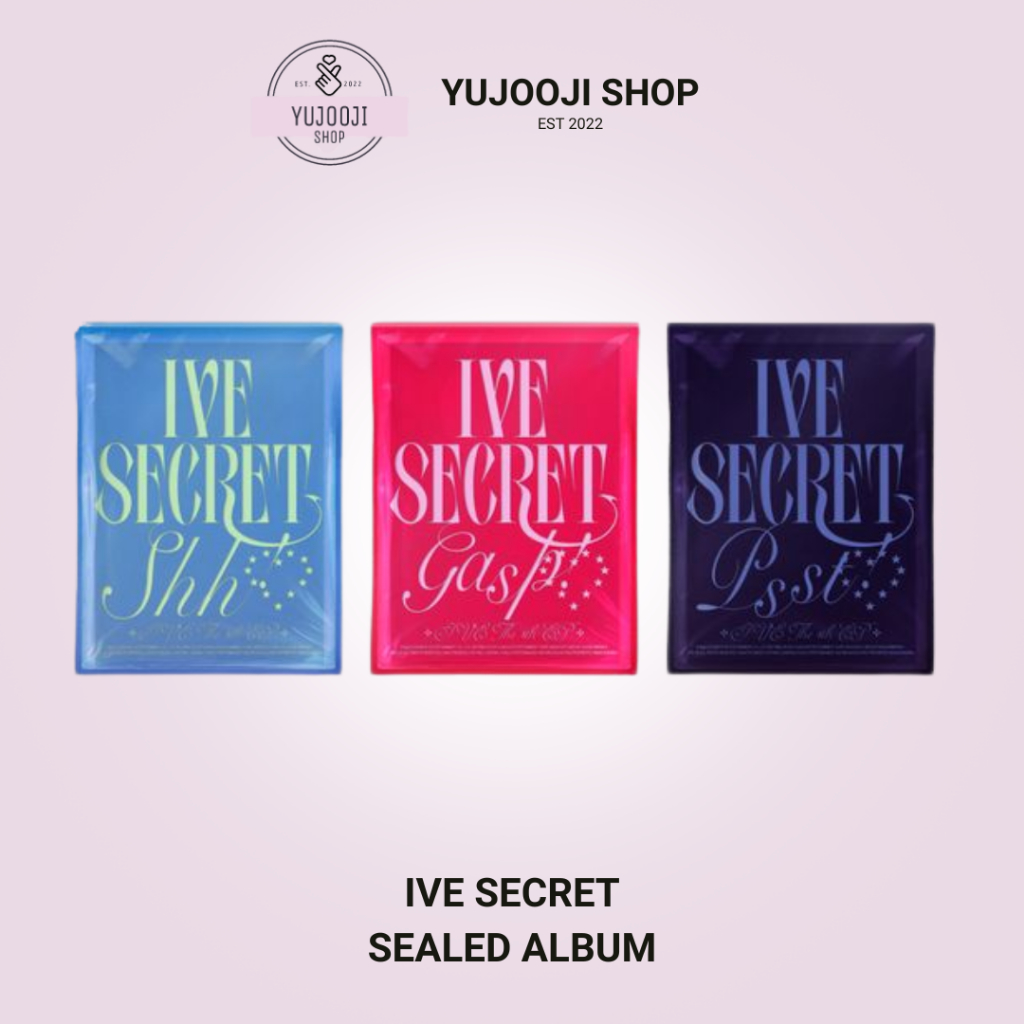 IVE Secret Sealed Album | Official & Onhand | Shopee Philippines