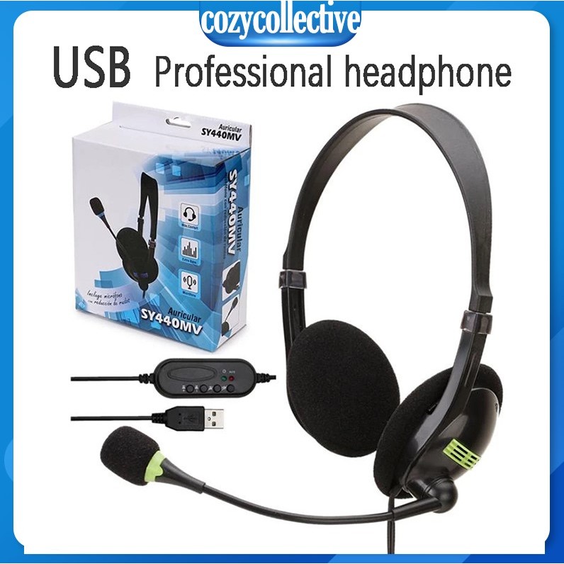 Shop headset with microphone noise cancellation for Sale on Shopee ...