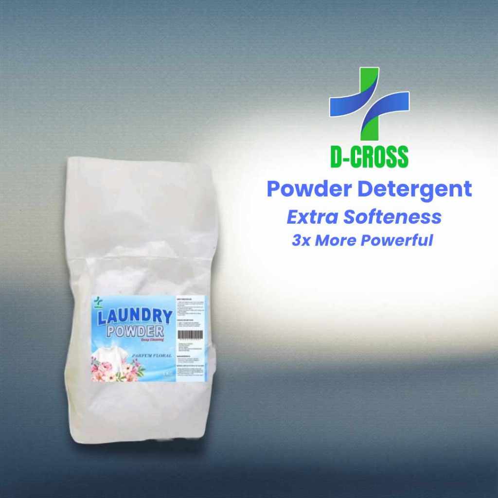 DELLCROSS POWDER DETERGENT UP TO 3X POWERFUL CLEANING with FABCON ...