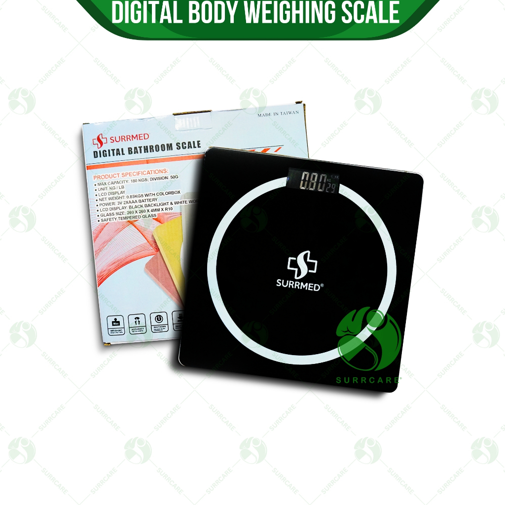 SURRMED Digital Body Weighing Scale | Shopee Philippines