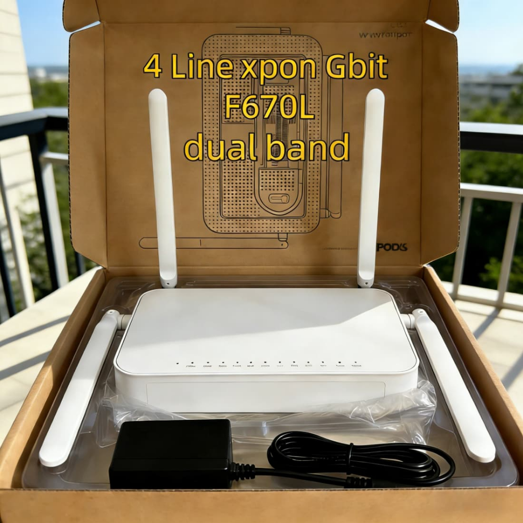 NEW band 5G Modem F670L Dual band multiple SSIDs xpon gpon epon 5vlan ...