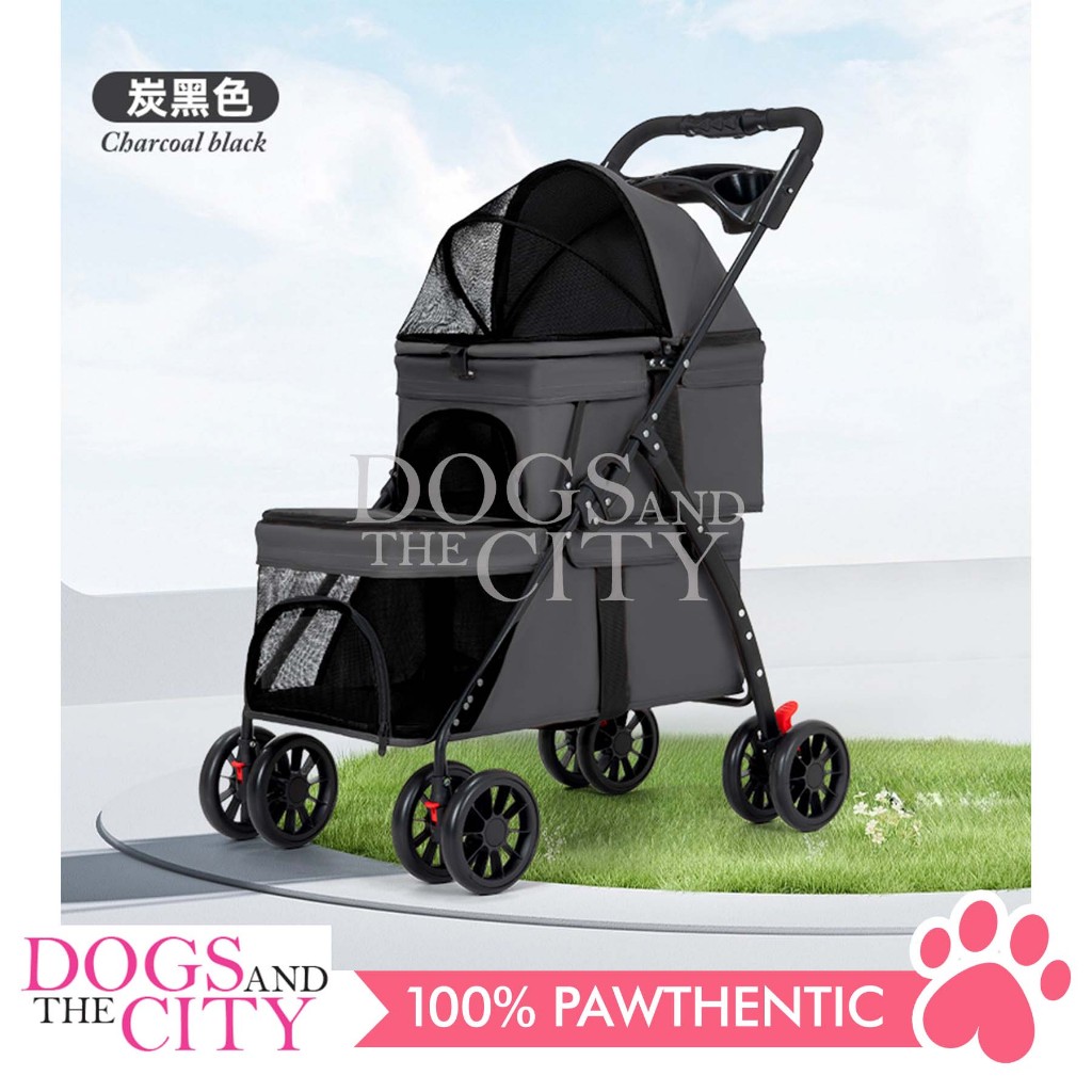 Mr Giggles 4W Pet Stroller DBL701 Black | Shopee Philippines