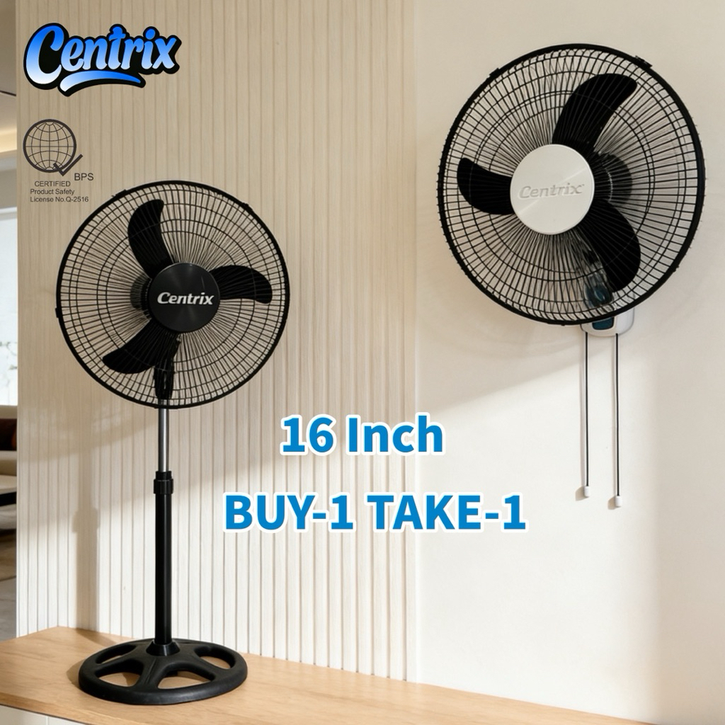 Buy-1 Take-1 Centrix Stand FAN & WALL FAN PER PC 16-Inches COD Ship ...